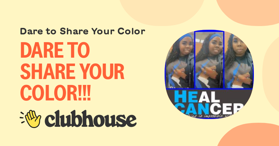 DARE TO SHARE YOUR COLOR!!!