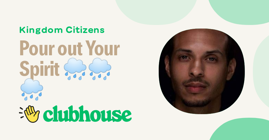 Join Pour out Your Spirit 🌧🌧🌧