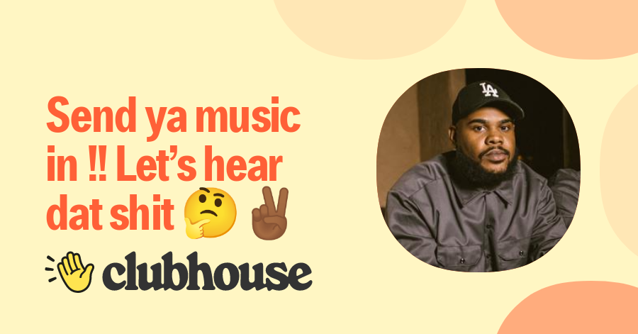 Join Send ya music in !! Let’s hear dat shit 🤔 🏾