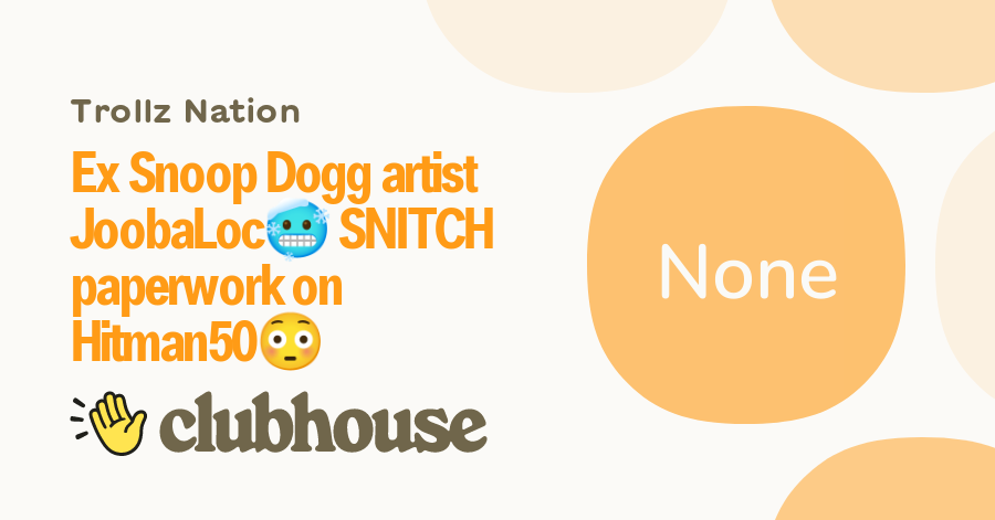 Join Ex Snoop Dogg artist JoobaLoc🥶 SNITCH paperwork on Hitman50😳