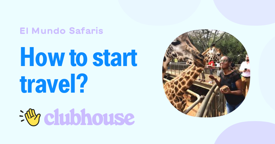 How to start travel?