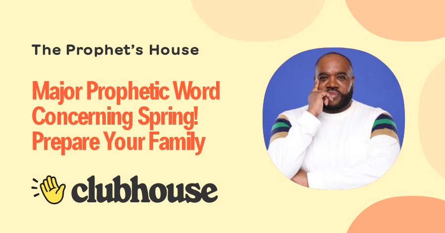 Major Prophetic Word Concerning Spring! Prepare Your Family
