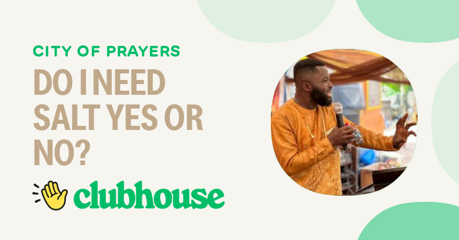 DO I NEED SALT YES OR NO?