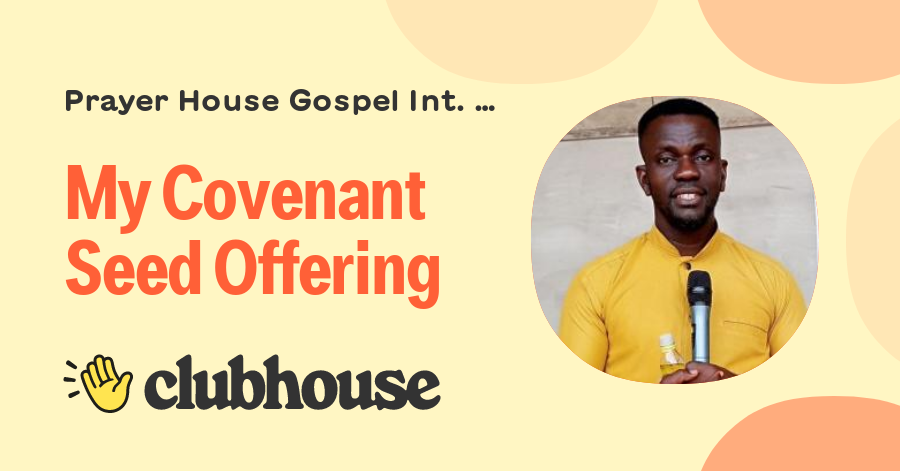 My Covenant Seed Offering