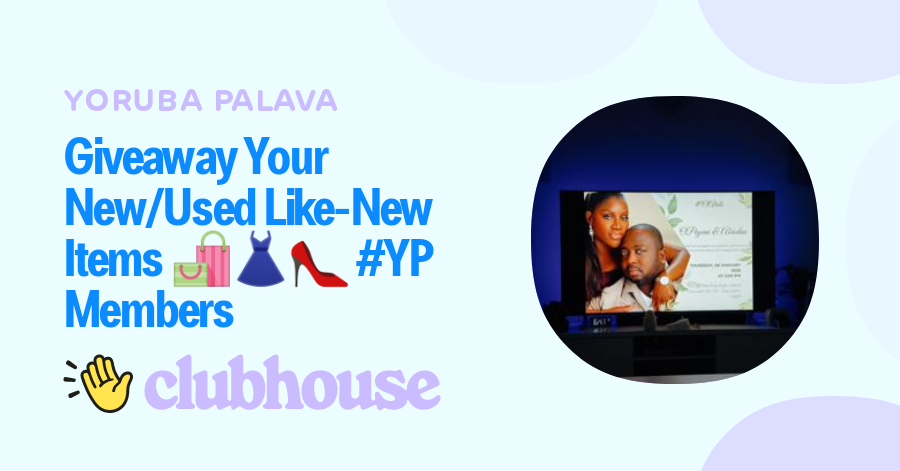 Giveaway Your New/Used Like-New Items 🛍👗👠 #YP Members