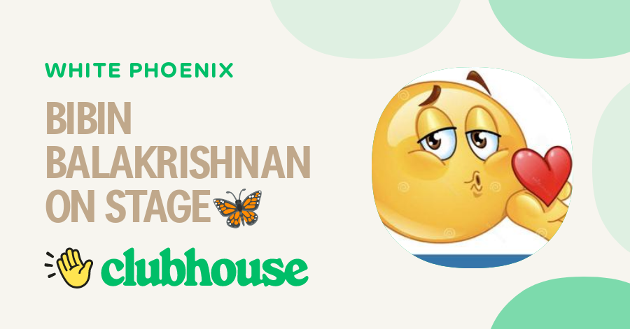 Join BIBIN BALAKRISHNAN ON STAGE🦋