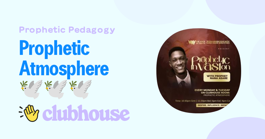 Prophetic Atmosphere 🕊🕊🕊