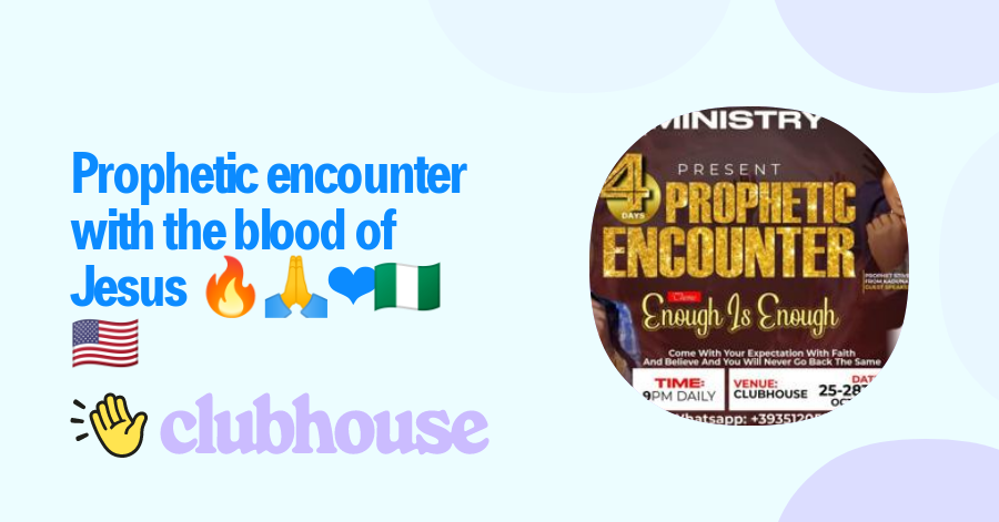 Prophetic encounter with the blood of Jesus 🔥🙏 🇳🇬🇺🇲