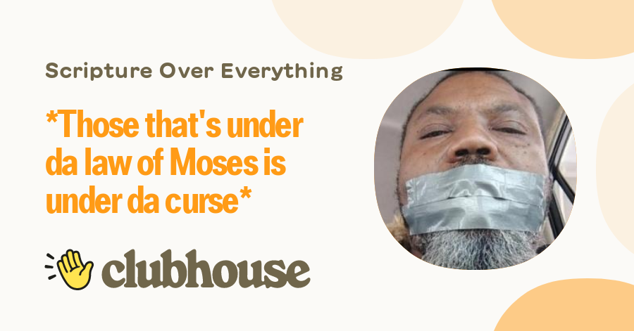 *Those that's under da law of Moses is under da curse*