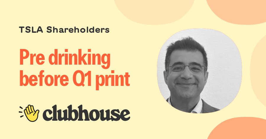 Pre drinking before Q1 print