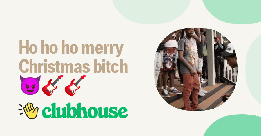Ho ho ho merry Christmas bitch 😈🎸🎸