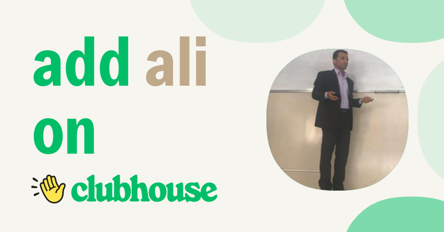 Ali Kiani - Clubhouse