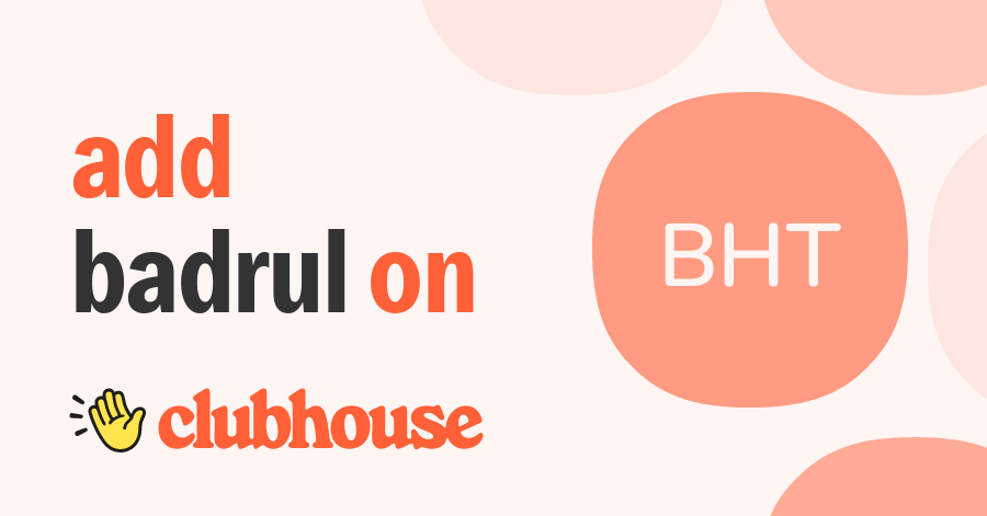 Badrul Hisham Tajuddin - Clubhouse