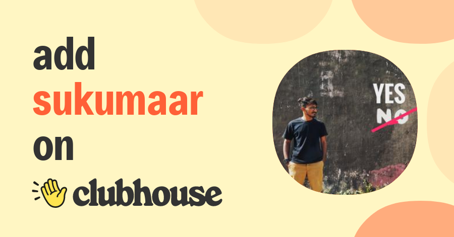 Sukumaar Thangaraj - Clubhouse