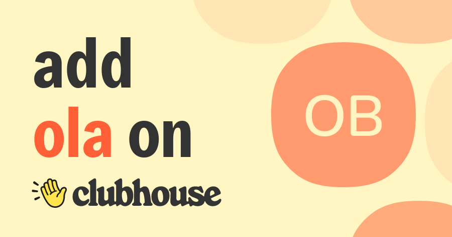 Ola Bode - Clubhouse