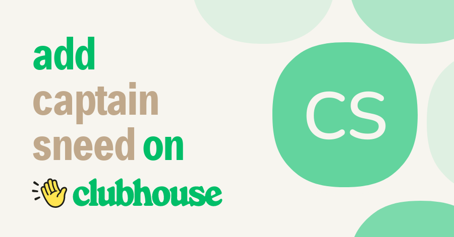 Captain sneed - Clubhouse