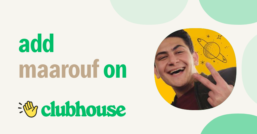 Maarouf Yassine - Clubhouse