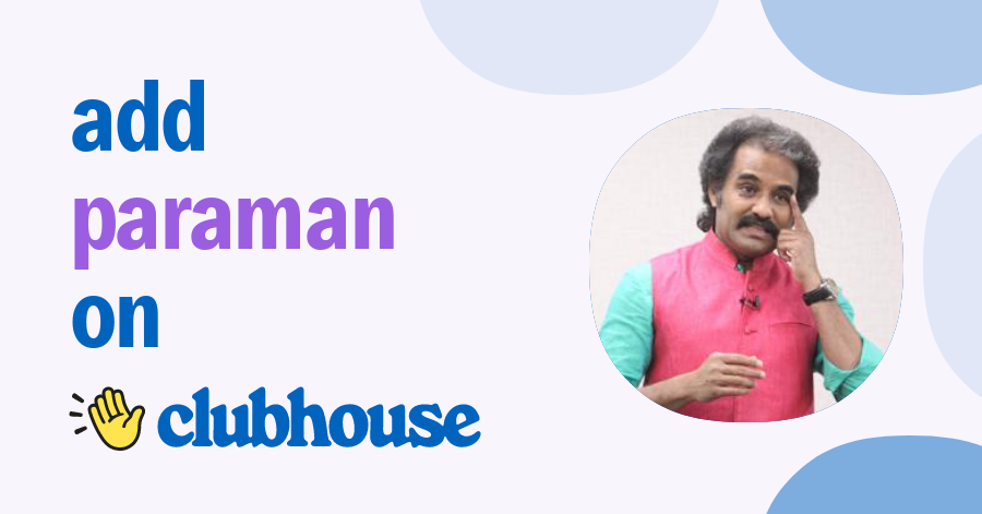 Paraman Pachaimuthu - Clubhouse