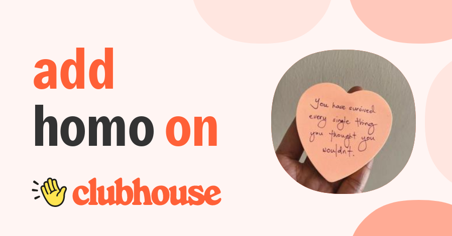 Homo Sapien - Clubhouse