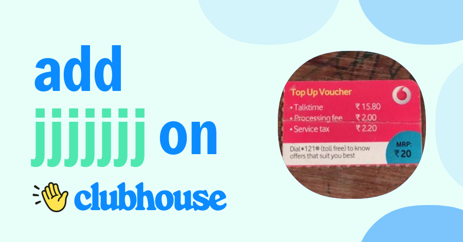 Jjjjjjj Jjkkk - Clubhouse