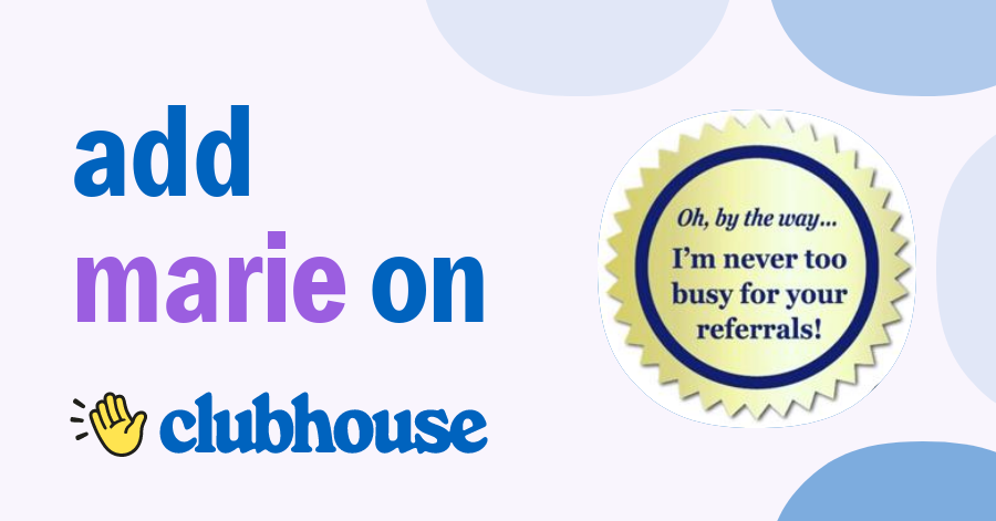 Marie Beecham - Clubhouse